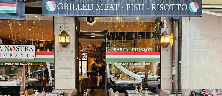 Menu Casa Nostra | Restaurant italien à Genève